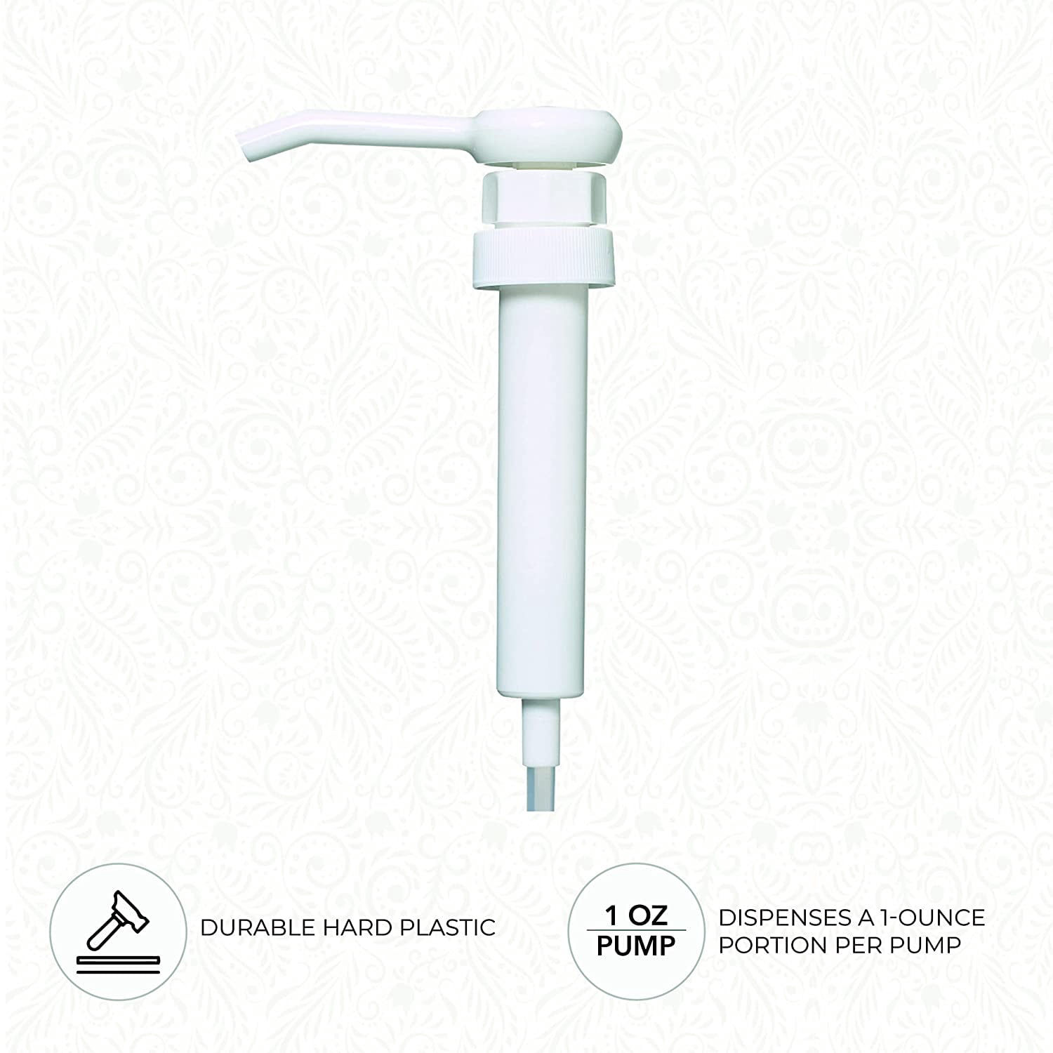 Premium Gallon Pump, Dispenses One Ounce Per Pump, Fits Most Standard ...