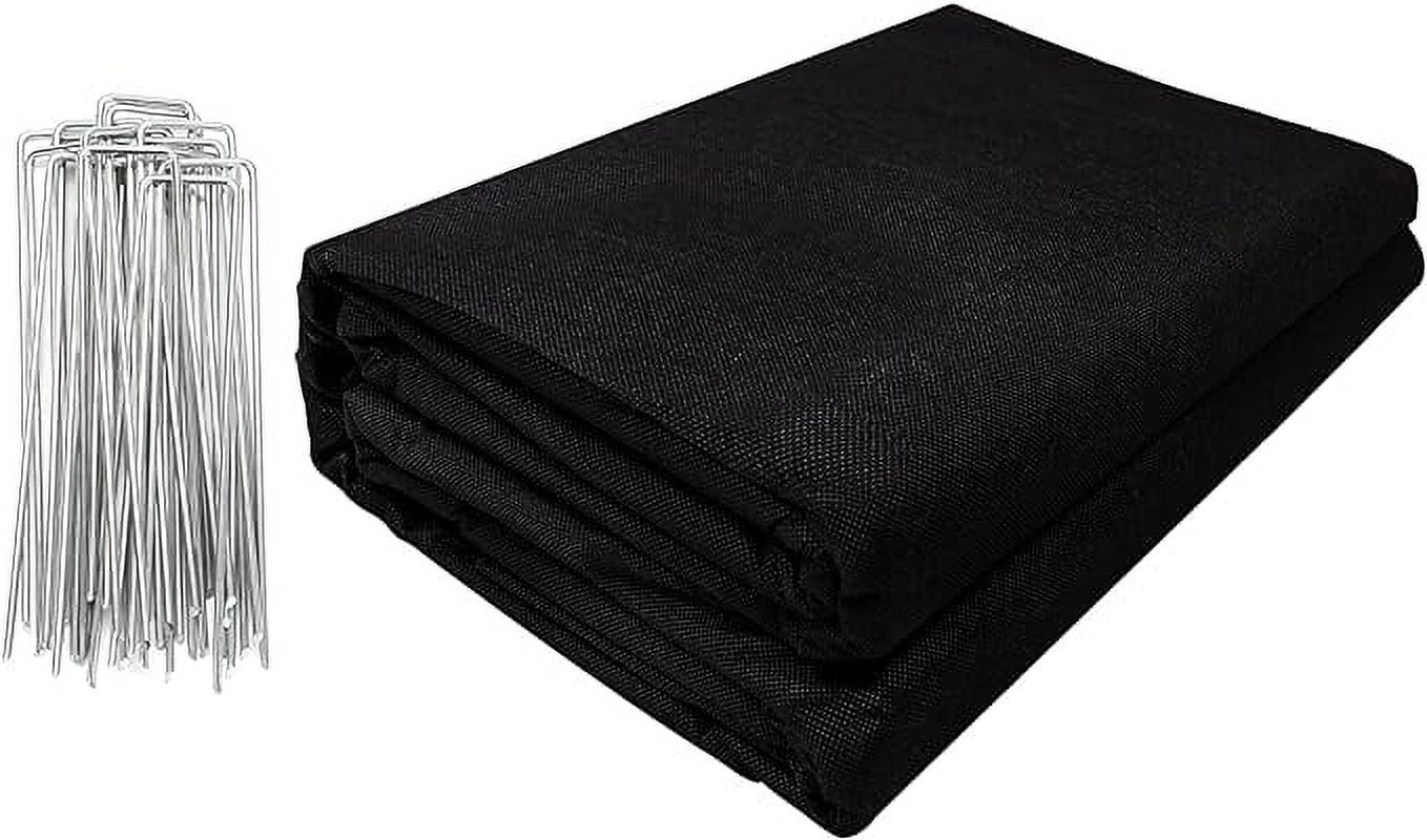 Premium Garden Weed Barrier Landscape Fabric, Heavy-Duty Ground Cover ...