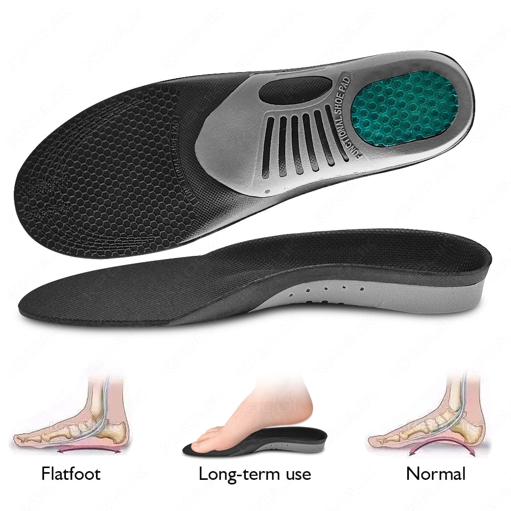 Premium Gel Arch Support For Women / Men Flat Foot Health Sole Pad ...