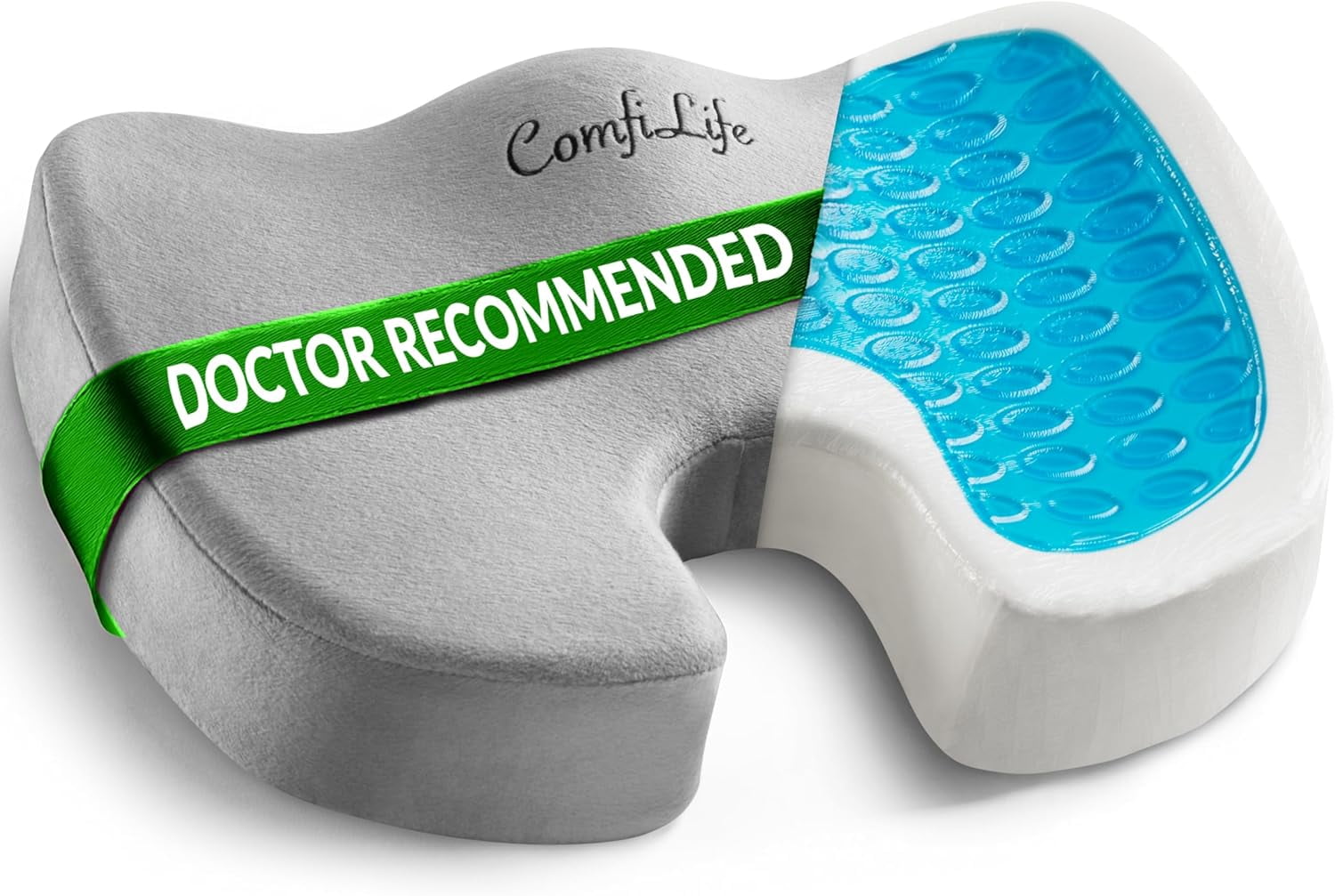 Premium Gel & Memory Foam Seat Cushion – Doctor Recommended Office ...