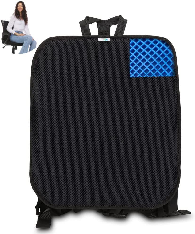 Premium All Gel Orthopedic Back Cushion | Upper and Lower Thoracic ...