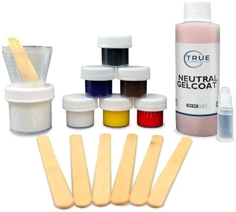 Premium Gelcoat Repair Kit-Complete Set with Gel Coat, Hardener ...