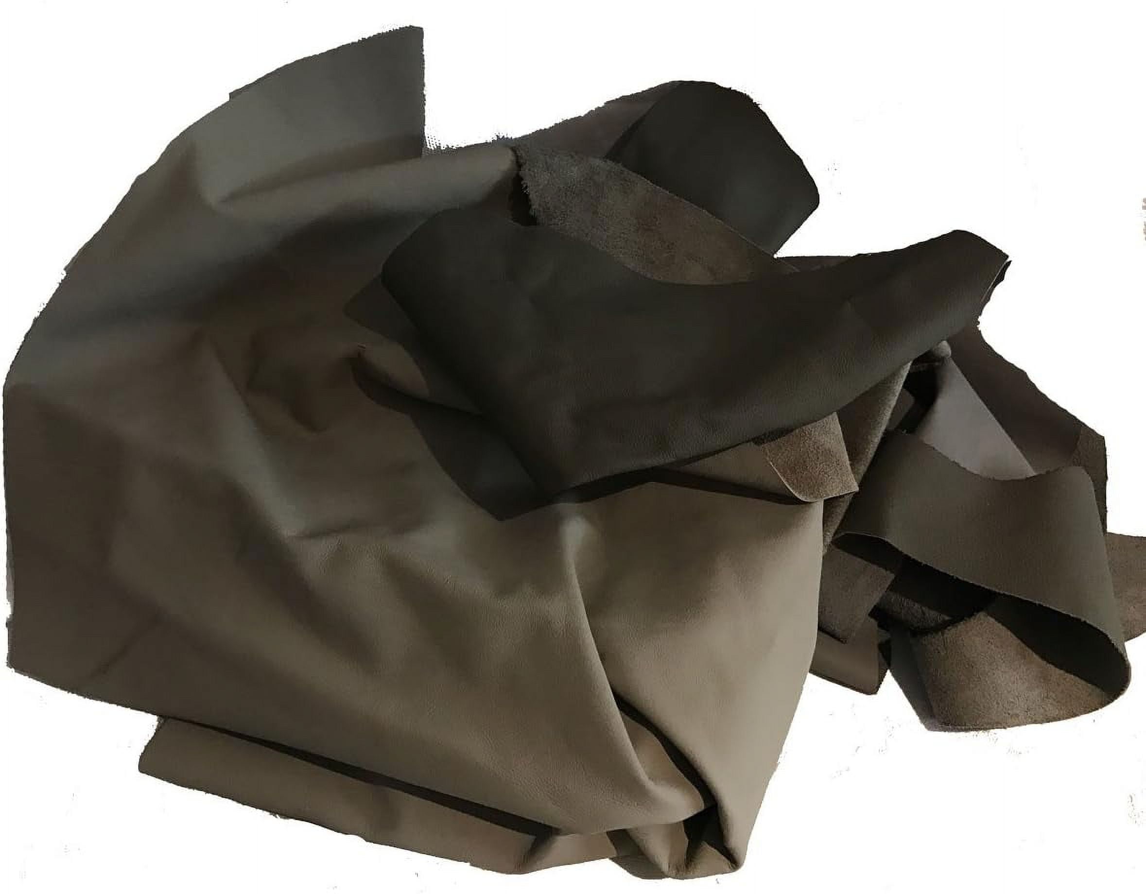 Premium Genuine Leather Scraps - Large Leather Pieces for Crafting - 2 ...