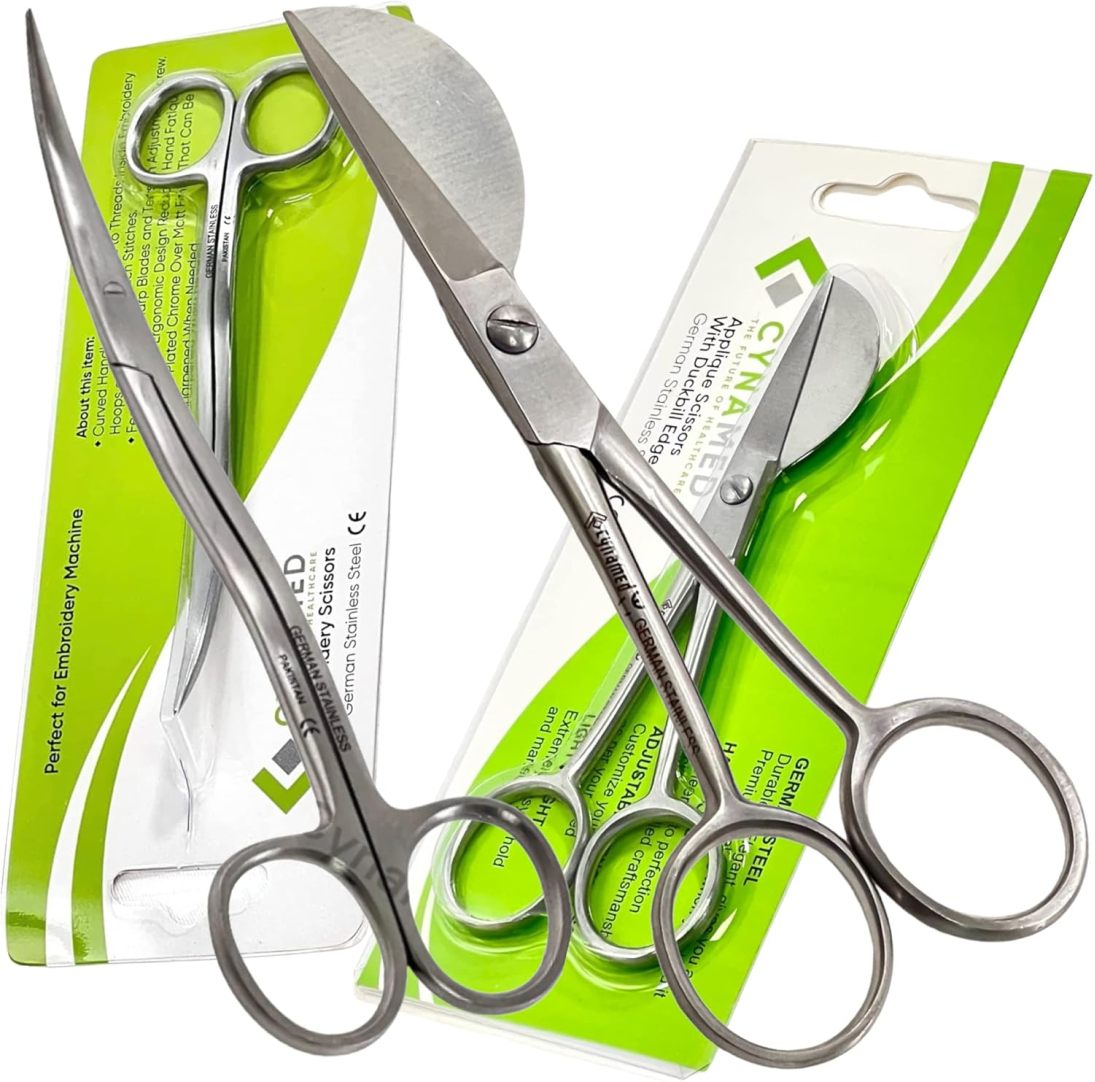 Premium German Stainless Set of 2-5 Inch Stainless Steel Applique ...