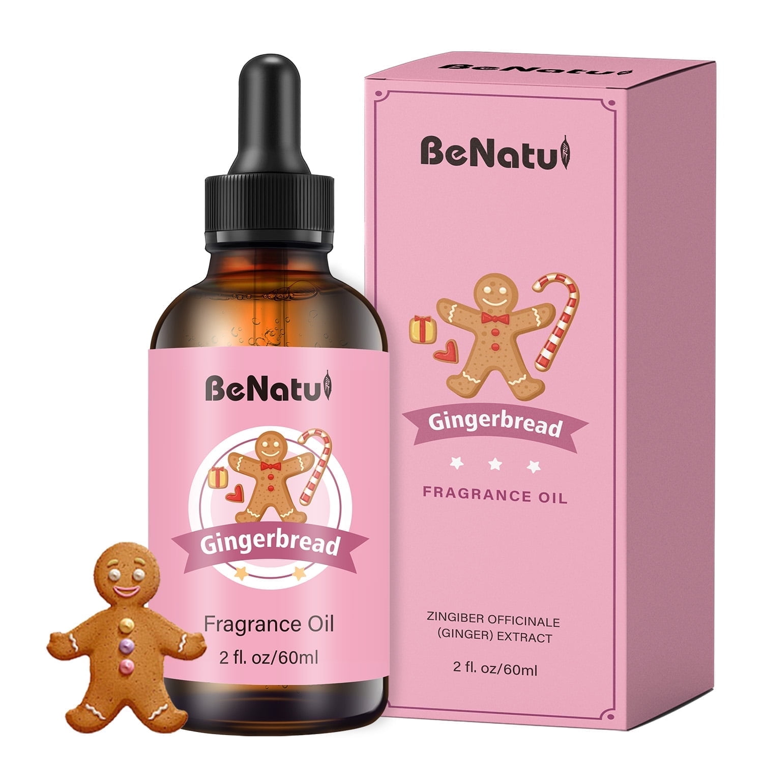 Benatu Gingerbread Essential Oil - Gourmand Scent Family - 2 fl oz for ...