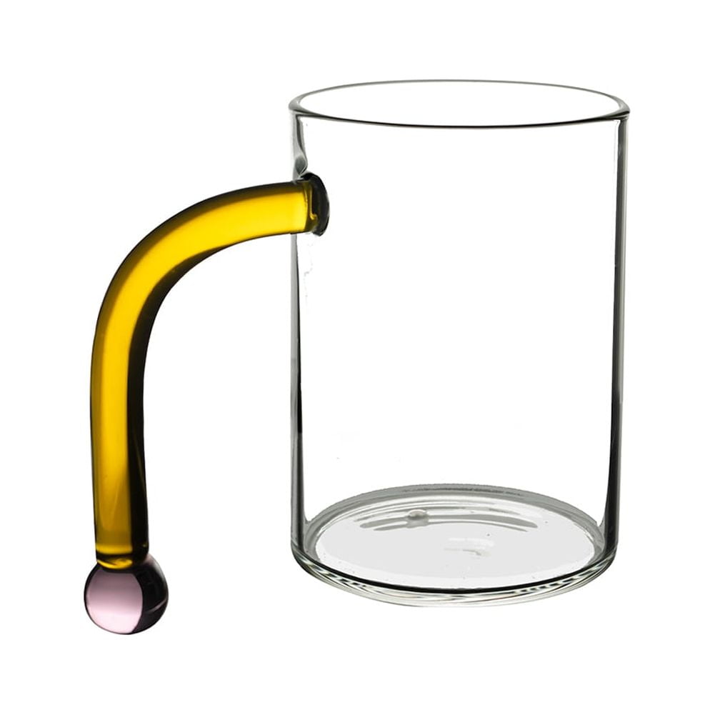 Premium Glass Coffee Mugs with Handle,Transparent Tea Glasses for Hot ...