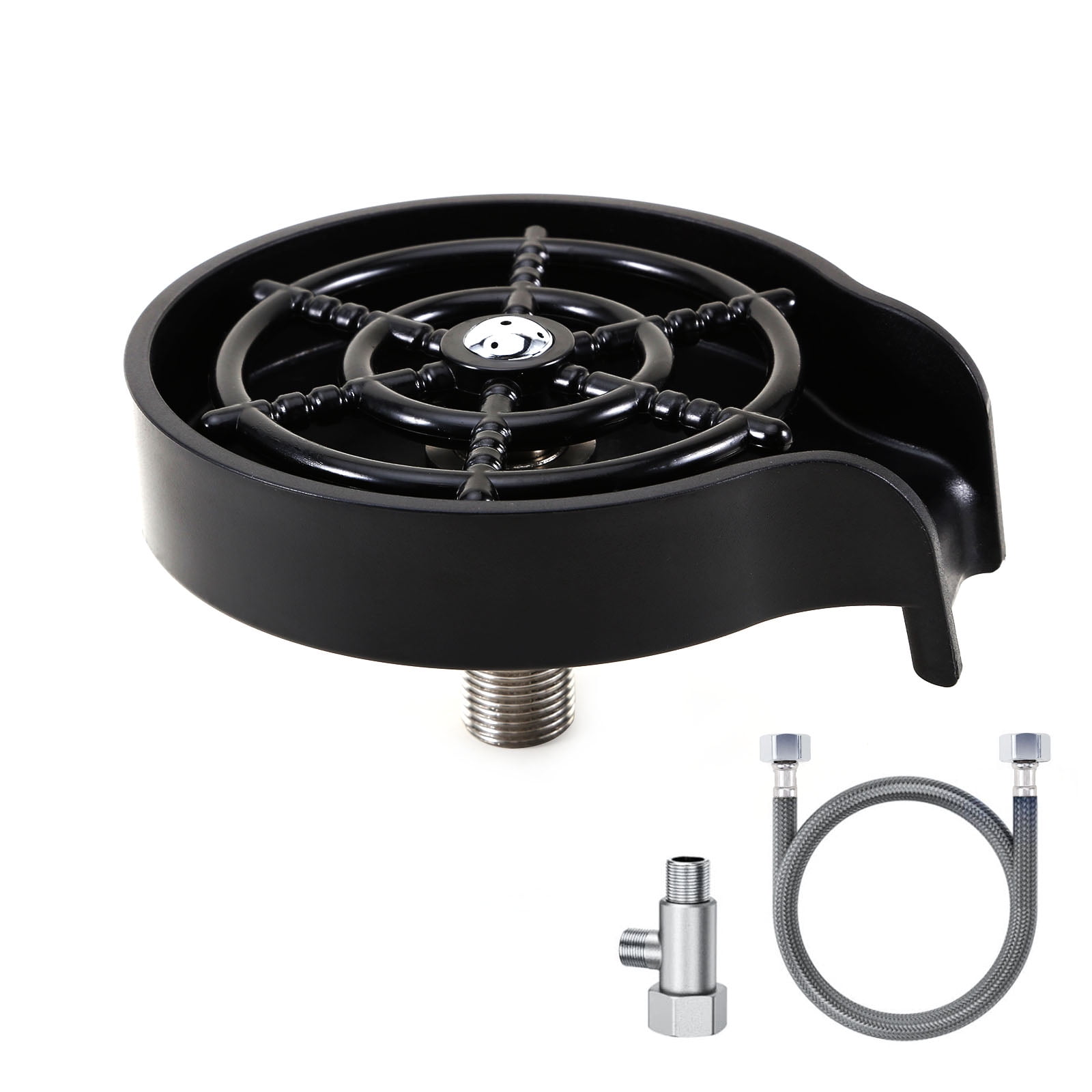 Premium Glass Rinser for Kitchen Sink - 304 Stainless Steel Cup Cleaner ...