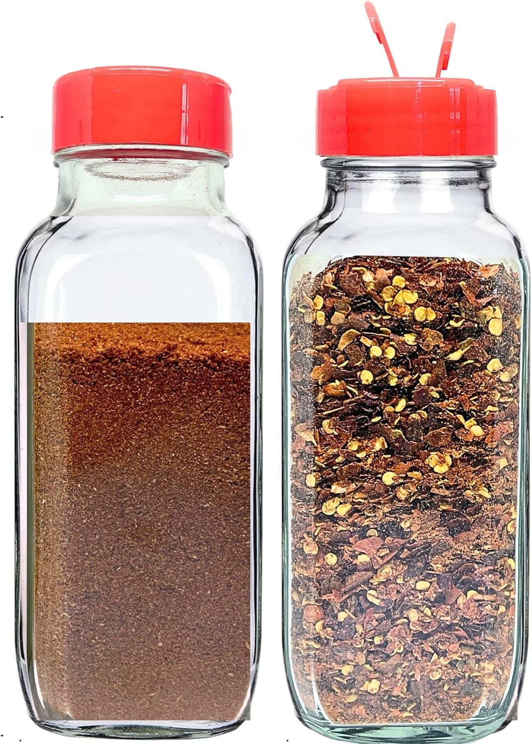 Premium Glass Spice Shakers - 16 oz Versatile Seasoning and Spice ...