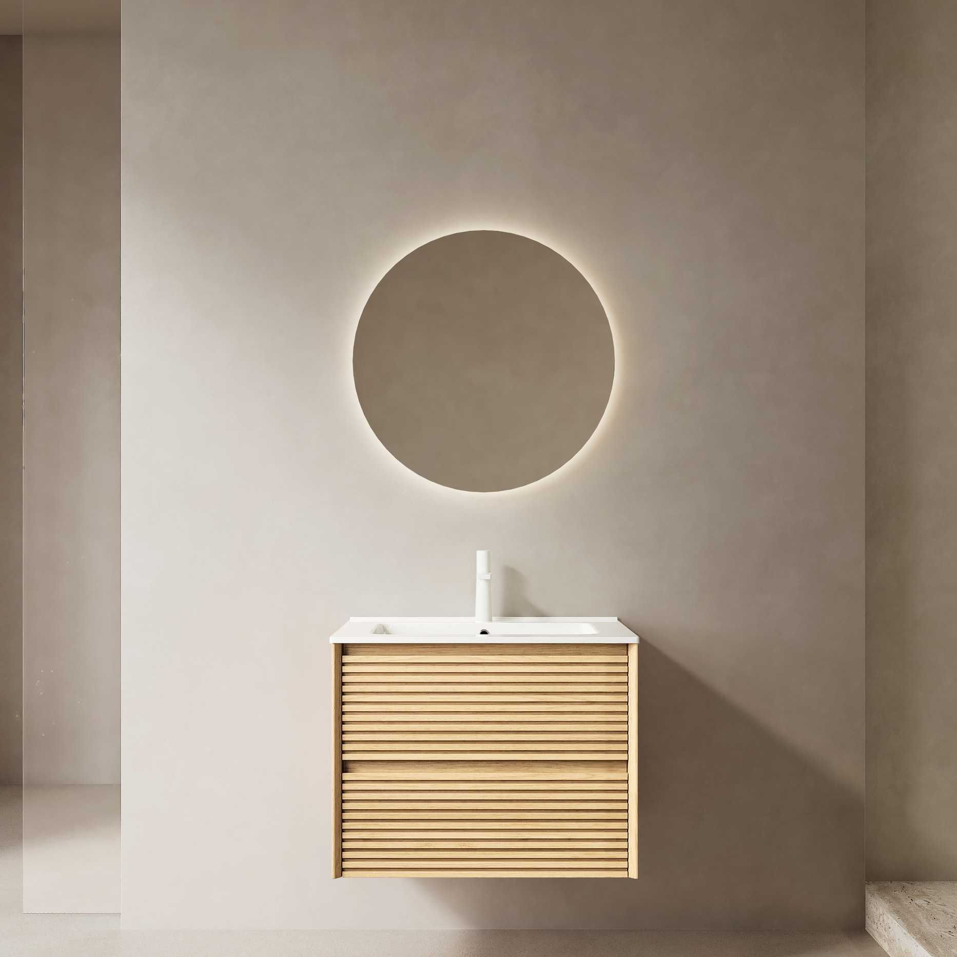 Premium Glossy White Ceramic Sink - Pre - Drilled Hole and Overflow ...