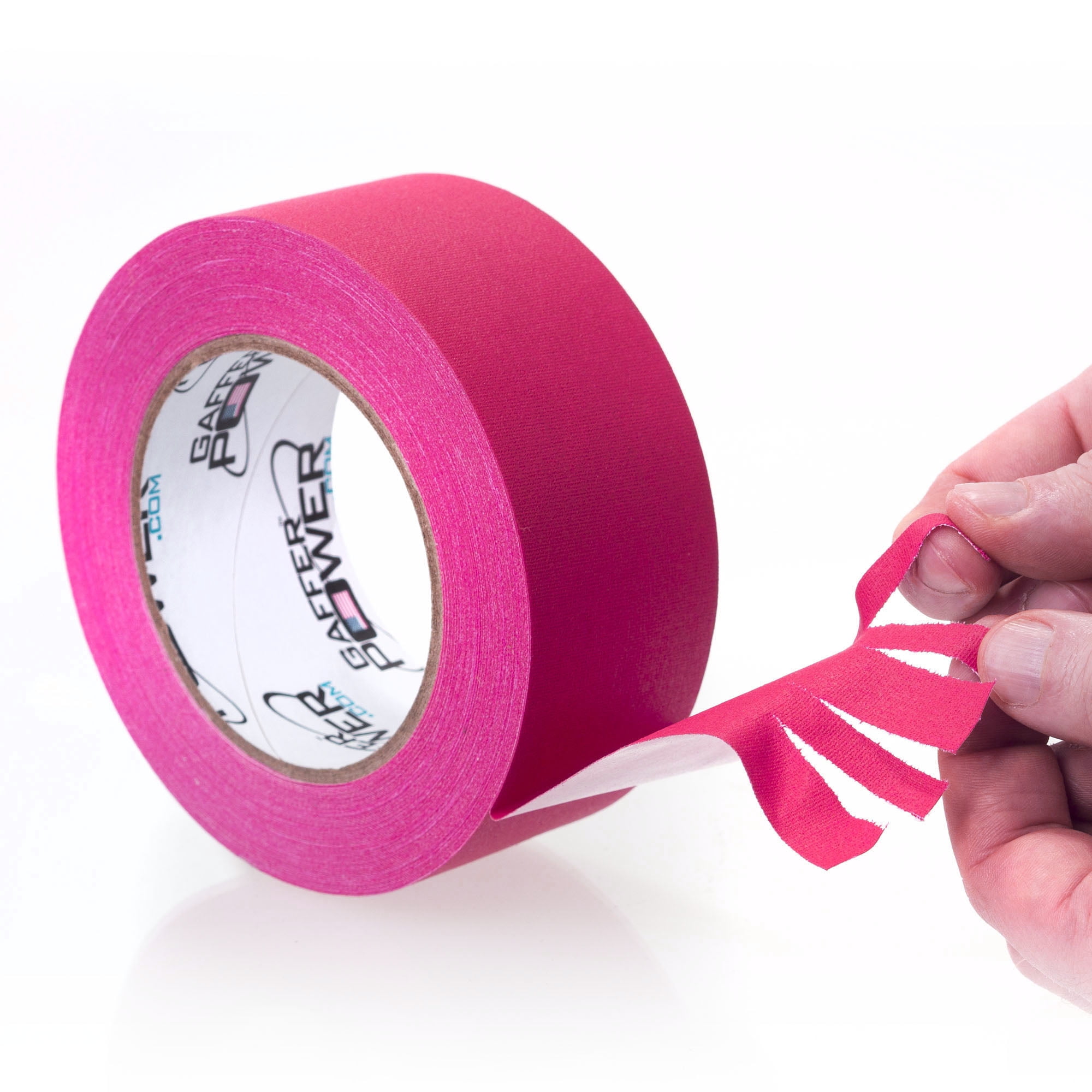 Gaffer Power Premium Grade Fluorescent Pink Gaffers Tape, Solid, Non ...