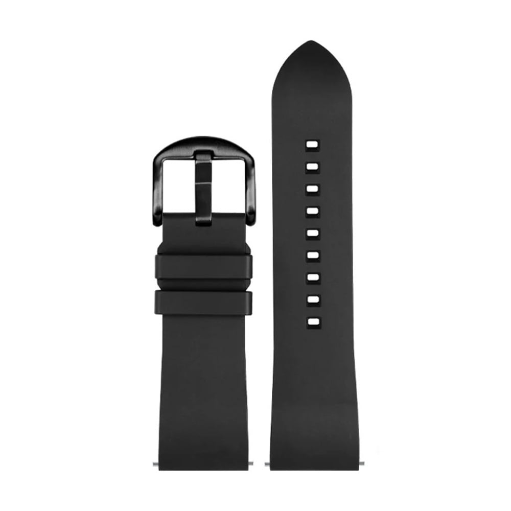 Premium-Grade Fluorine Rubber Watch Strap 20mm 21mm 22mm 24mm Bracelet ...
