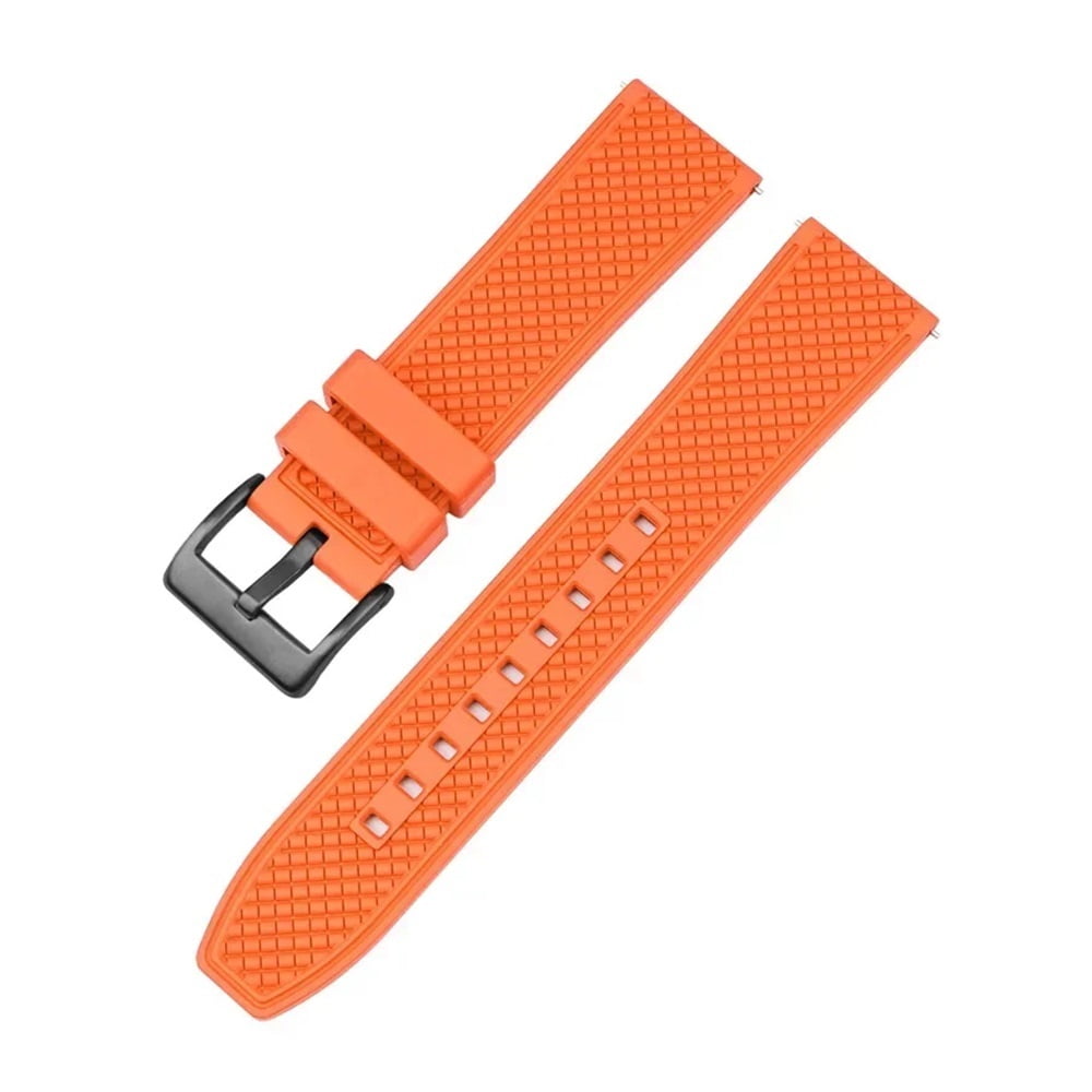 Premium Grade Fluoro Rubber Strap 20mm 22mm FKM Diving Quick Release Watch Band Bracelet Fit For ...