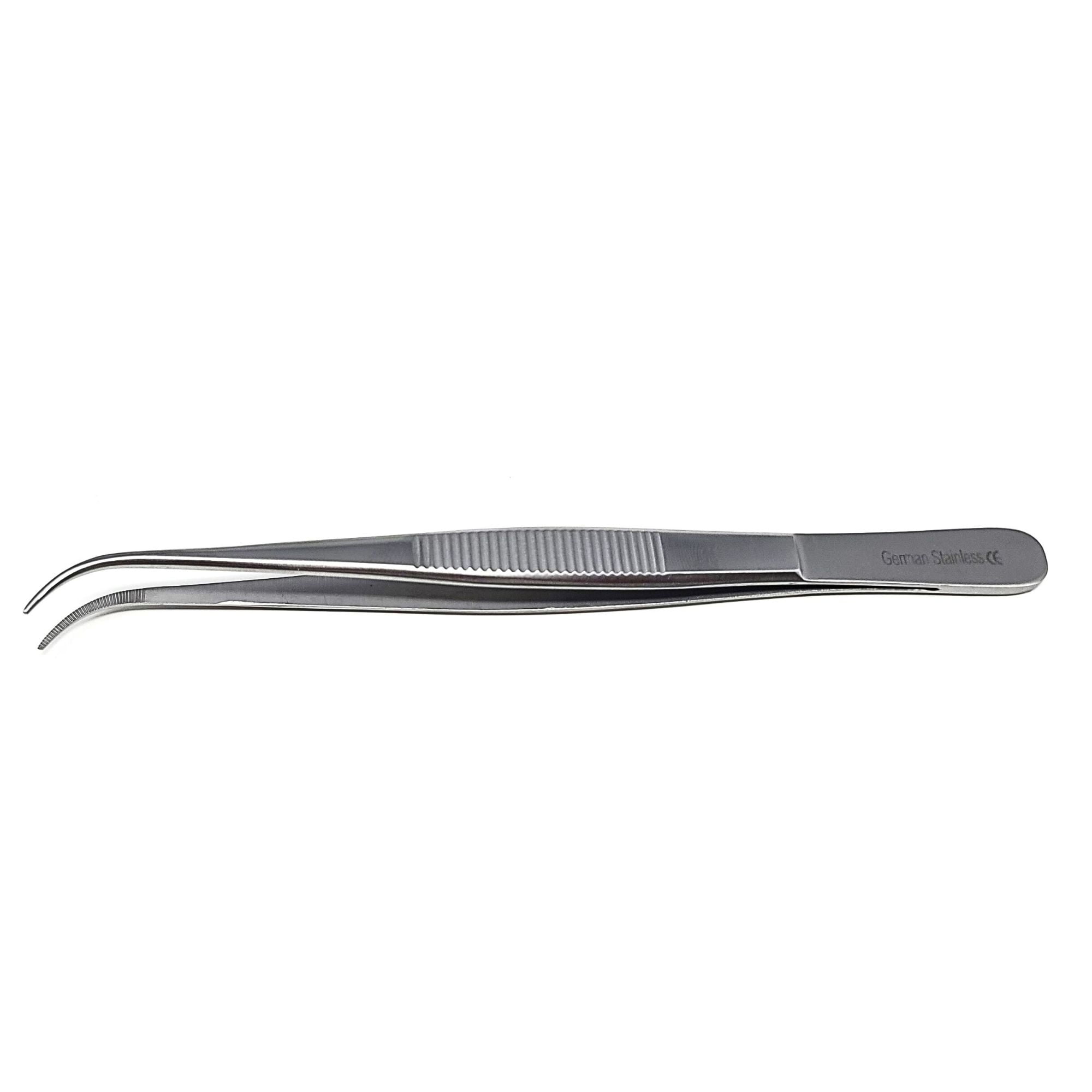 Premium Grade Splinter Forceps 6", Curved, Serrated Tips - Walmart ...