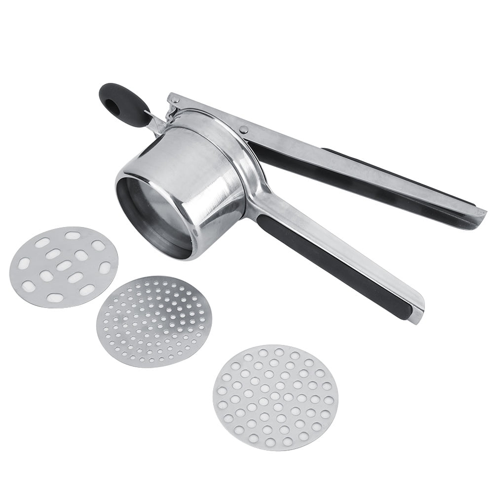 Premium Grade Stainless Steel Handheld Potato Ricer and Masher, Heavy ...