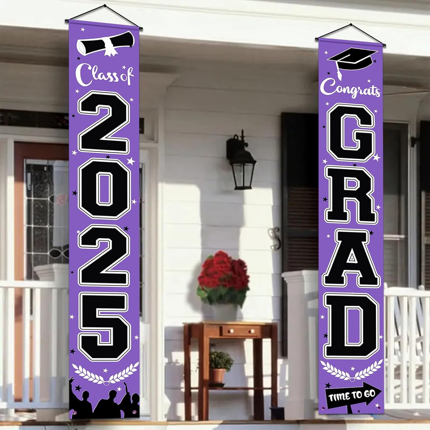 Premium Graduation Banner Class of 2025, Large 71x12in, Congrats Grad ...