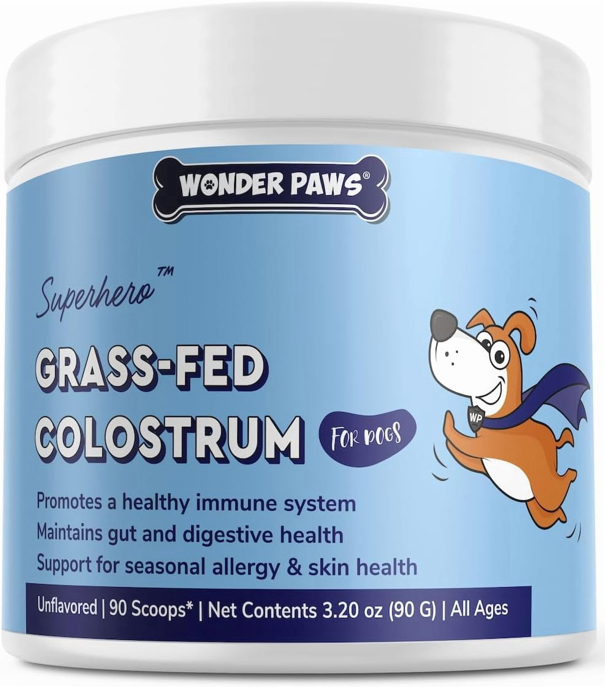 Premium Grass-Fed Pure Bovine Colostrum for Dogs-Immune System, Allergy ...