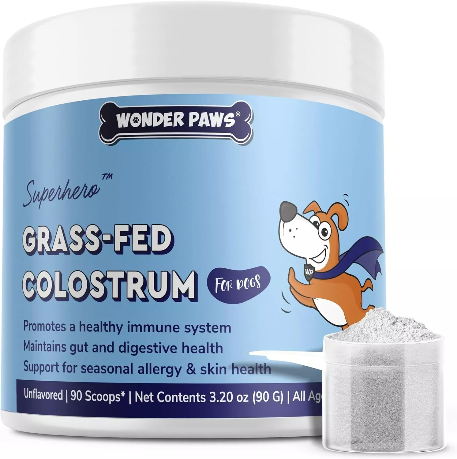 Premium Grass-Fed Pure Bovine Colostrum for Dogs-Immune System, Allergy ...