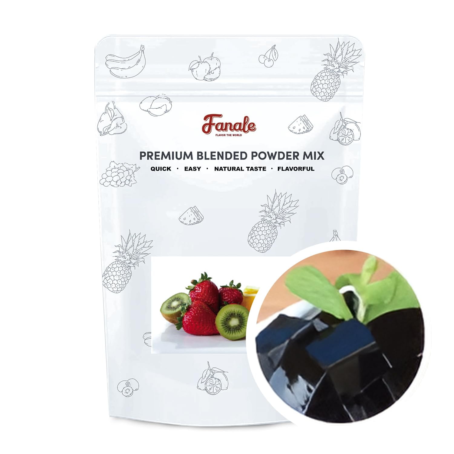 Premium Grass Jelly Bubble Tea Flavoring Powder for Boba Tea| Perfect ...