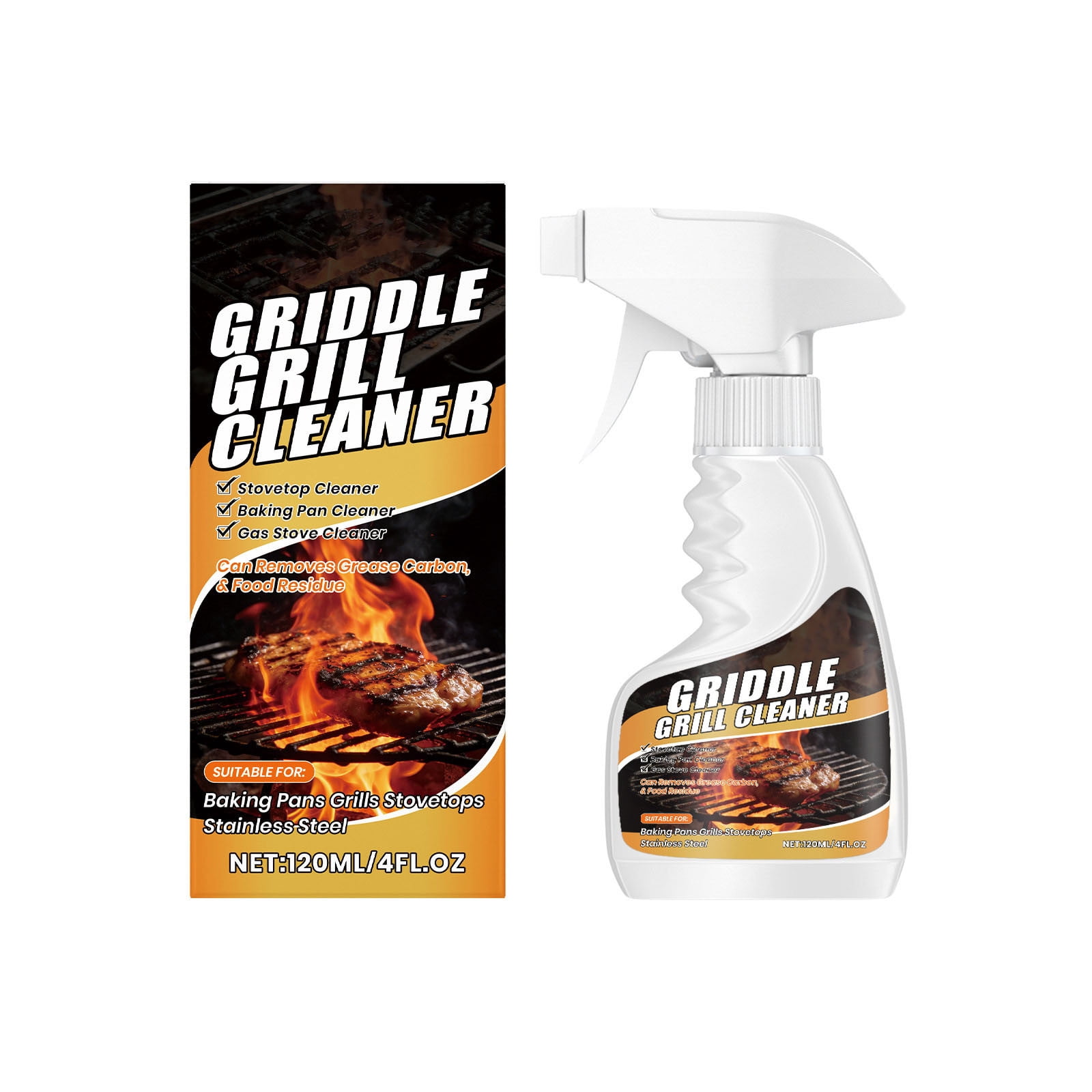 Premium Grill and Oven Tray Cleaner – Powerful Degreaser for BBQ Racks ...