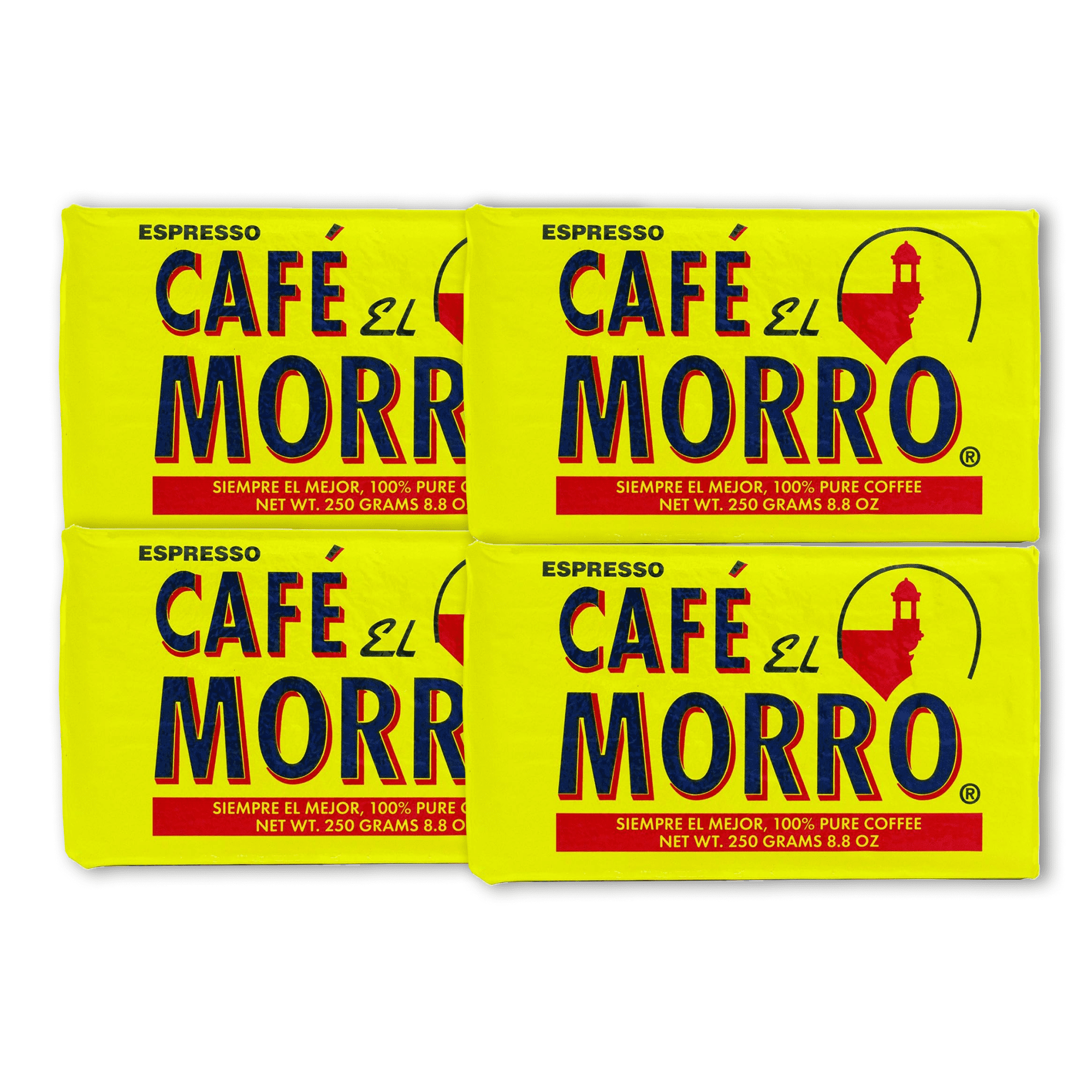 Café El Morro Premium Ground Coffee, Gourmet Dark Roast Espresso, 250g ...