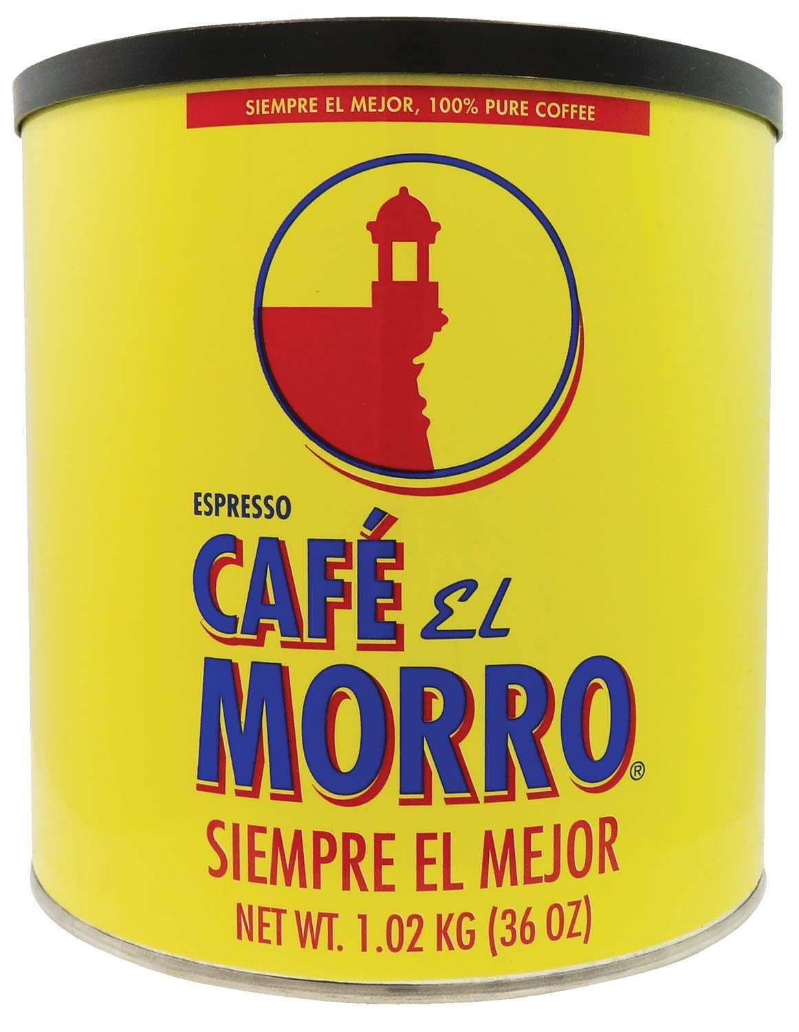 Café El Morro Premium Ground Espresso Coffee - Gourmet Dark Roast, Pure ...