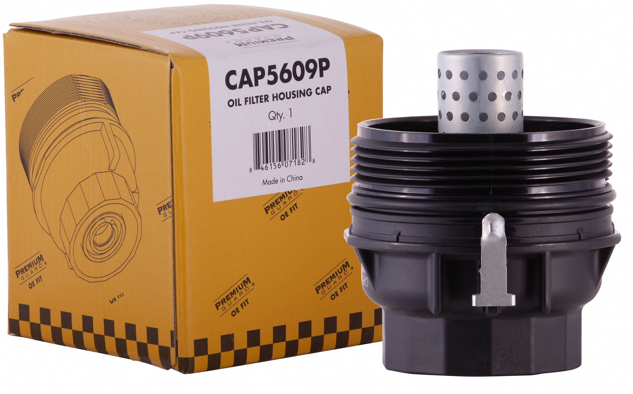 Premium Guard Oil Filter Housing Cap Assembly CAP5609P | Fits 2020-10 Toyota 4Runner, FJ Cruiser ...