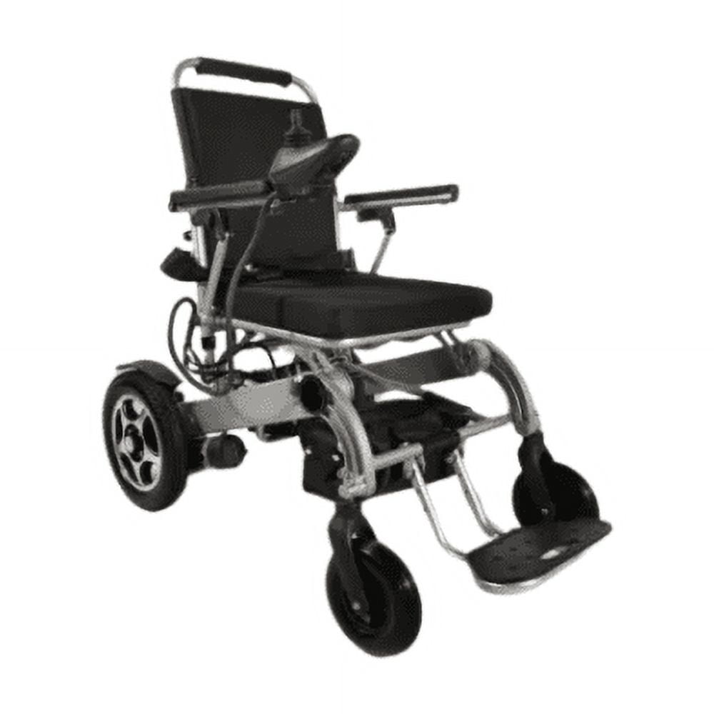 Premium HD Folding Electric Wheelchair - Lightweight Silver, 5.5 mph ...