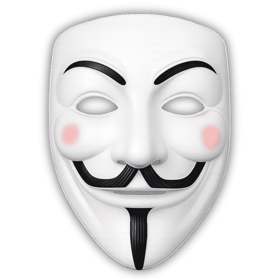 Premium Classic Hacker Style Mask for Cosplay, Costumes & Themed Events ...