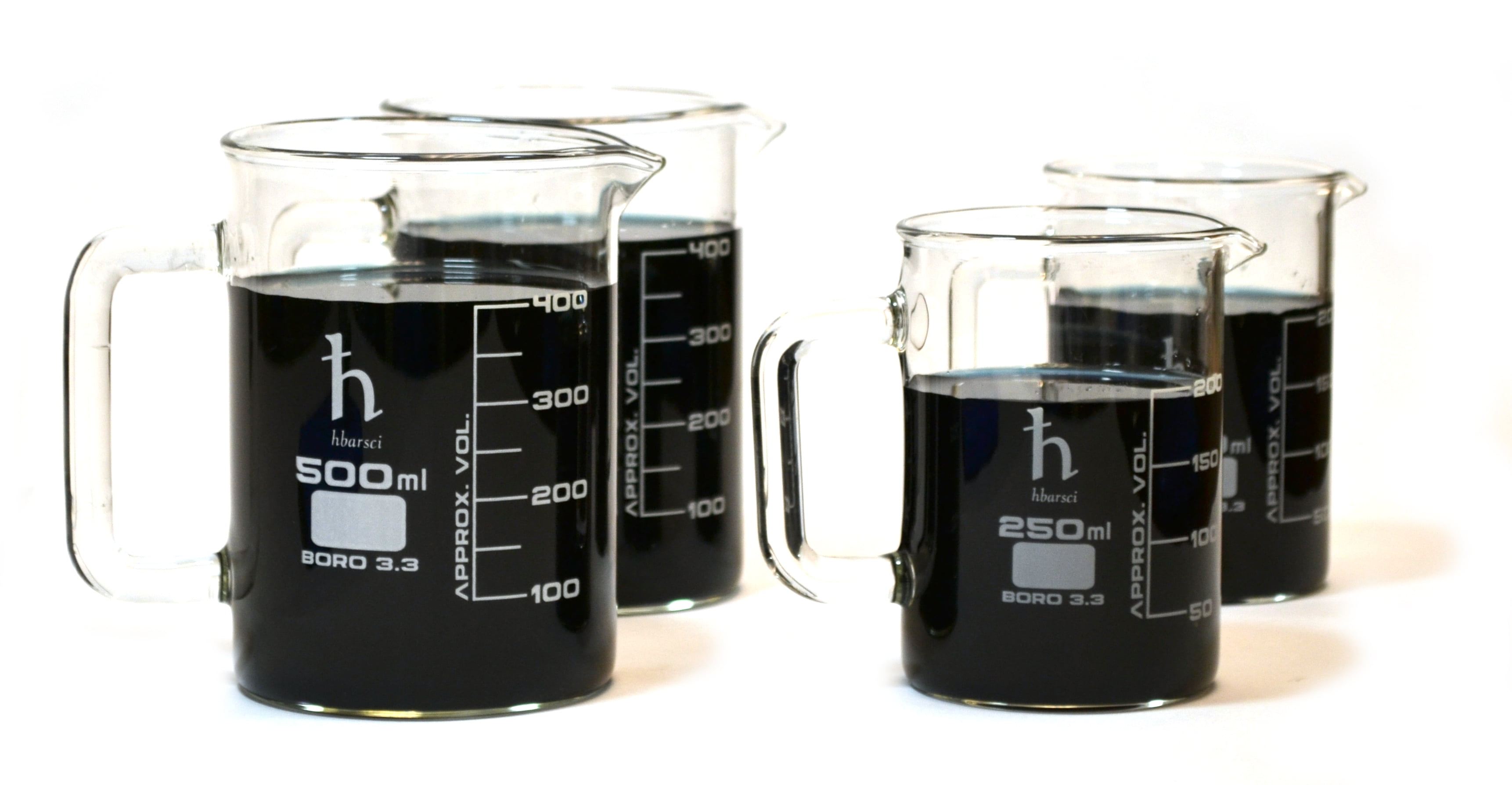 Premium Hand Crafted Beaker Mugs, Laboratory Quality Borosilicate Glass ...
