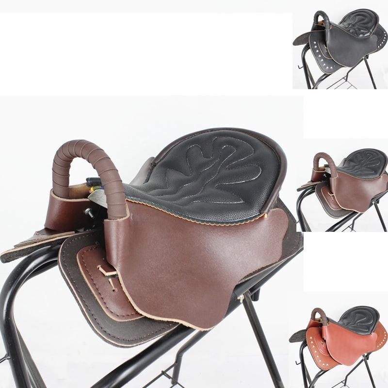 Premium Handmade Cowhide Horse Saddle Set Extra Deep Seat, Rust ...
