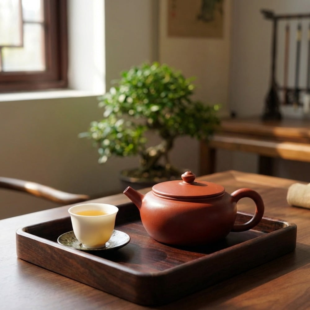 Premium Handmade Yixing Zisha Teapot | Traditional Chinese Flat Belly ...