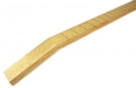 Premium Hardwood FULLY FRETTED Cigar Box Guitar Neck - 25-inch Scale ...