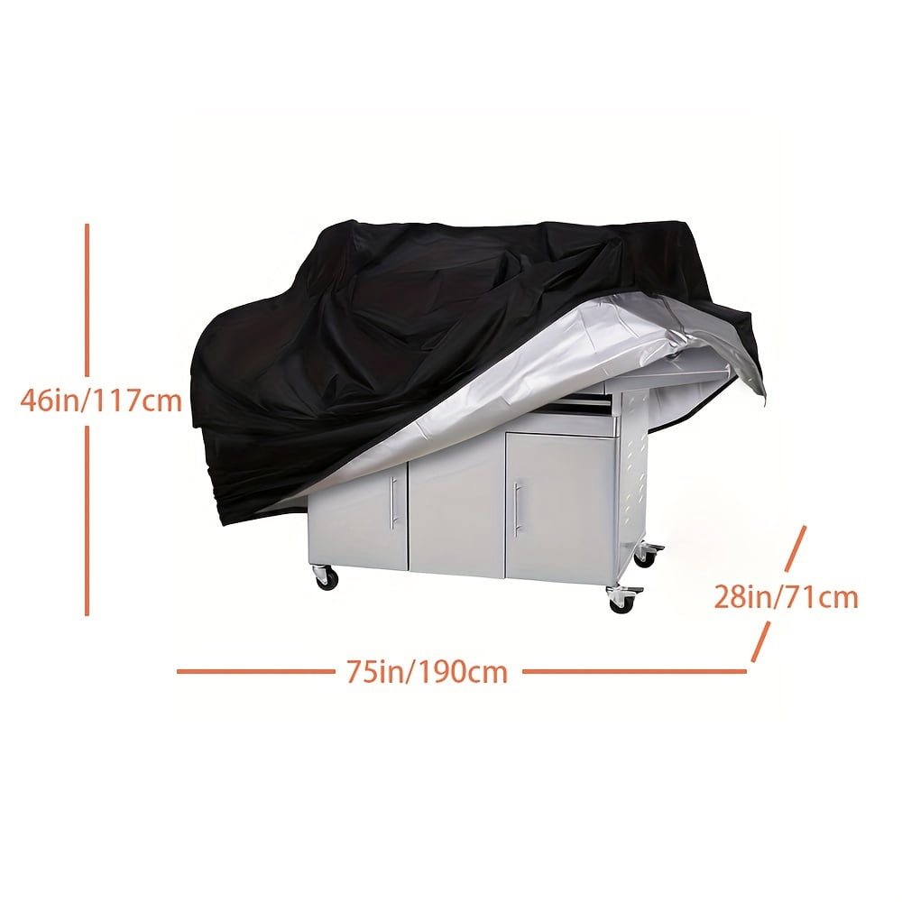 Premium Heavy-Duty BBQ Grill Cover - Waterproof, UV & Weather Resistant ...