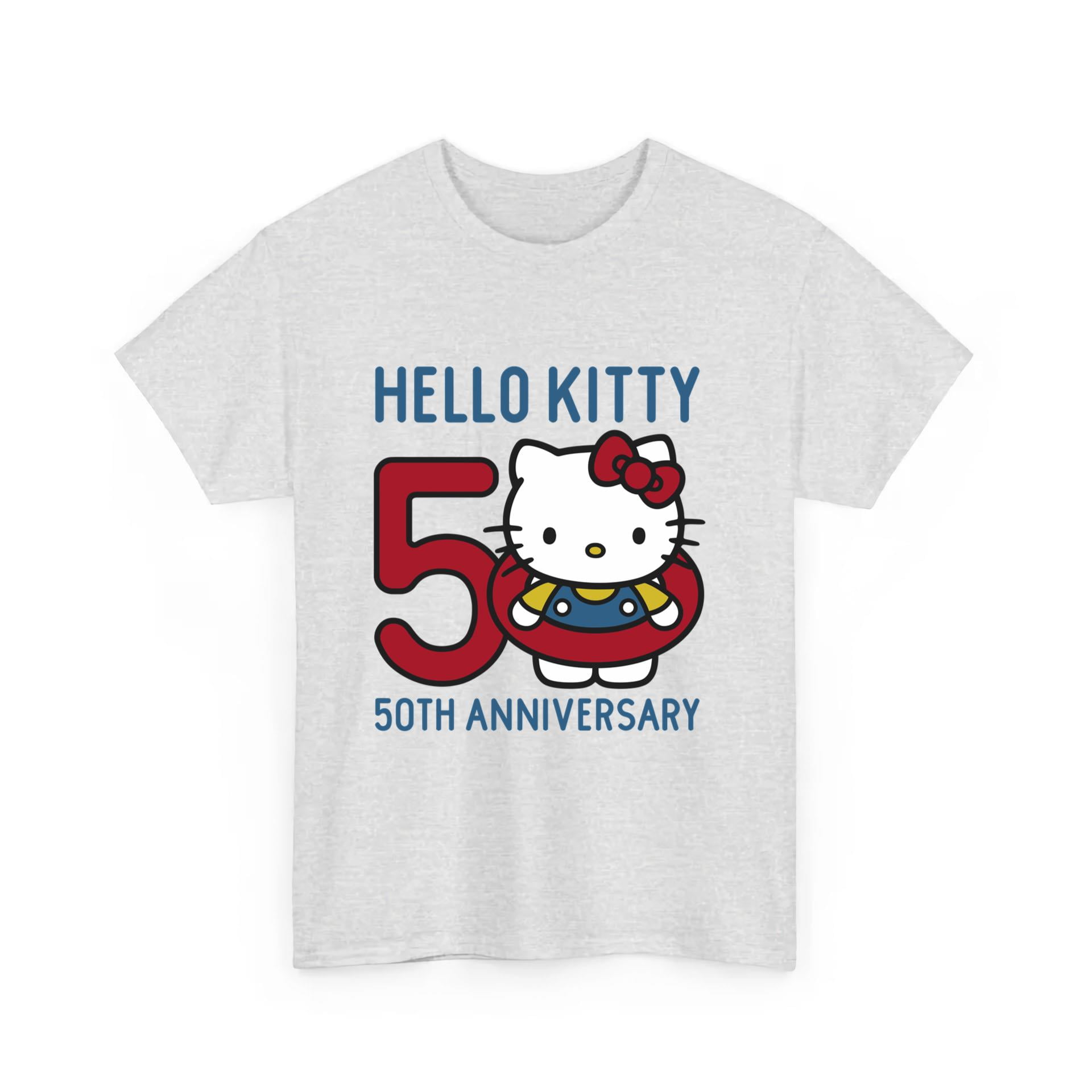 Premium Hello Kitty 50th Anniversary Cartoon T-Shirt - Walmart.com