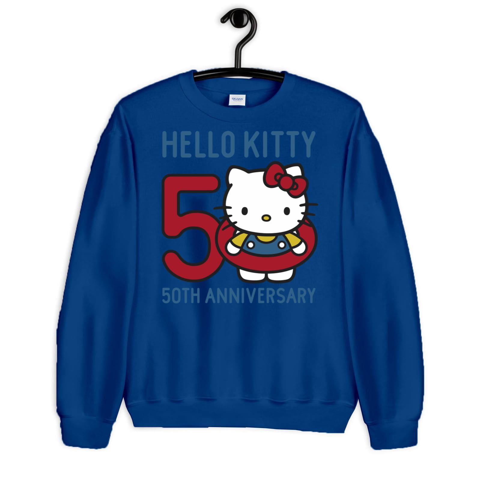 Premium Hello Kitty 50th Anniversary Cartoon T-Shirt - Walmart.com
