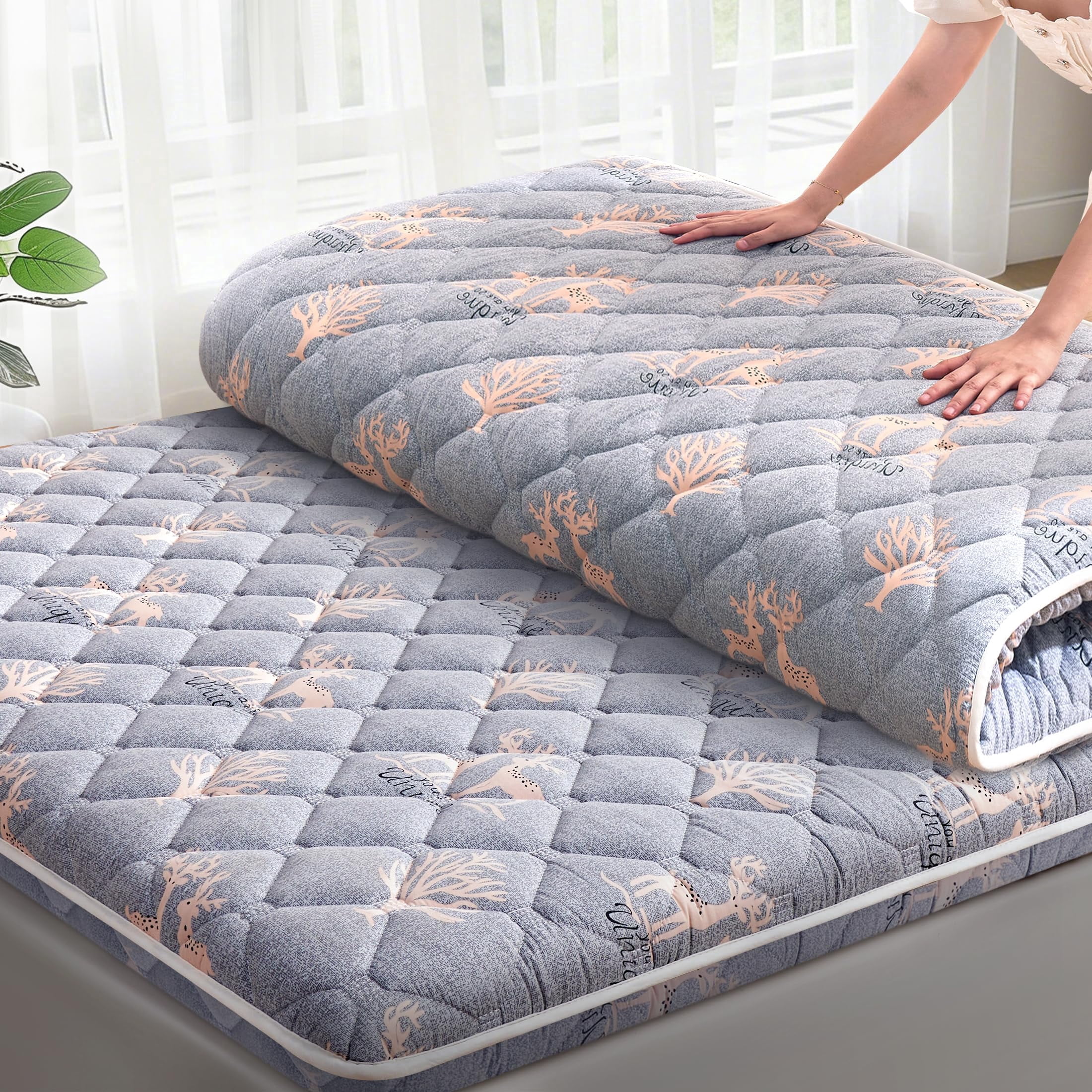 LILYVIBEBEARHAPPY Ultra Soft Twin 3" Premium Foam Mattress Topper ...