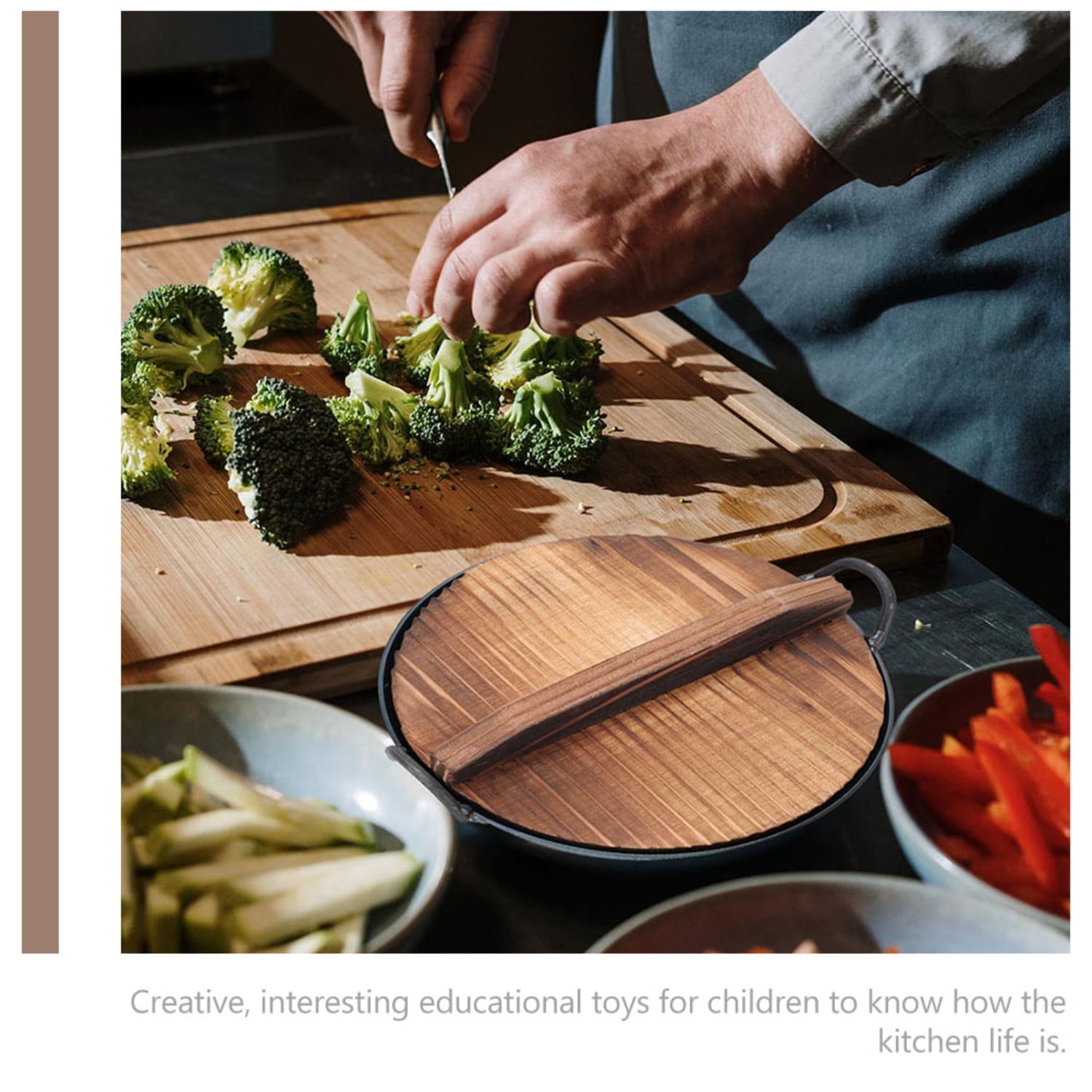 Premium High-Quality Mini Non-Stick Chinese Iron Wok Skillet Pan with ...