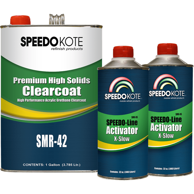 Premium High Solids Clear Coat, 6 Qt X-Slow Spray Kit, UV Resistant, SMR-42/95 - Walmart.com