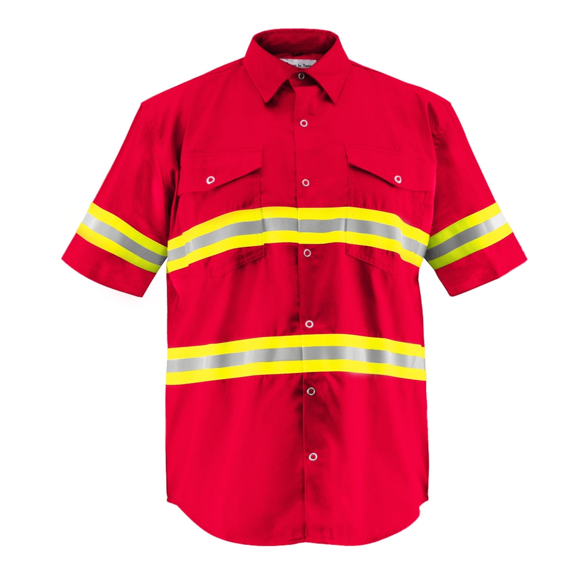 Premium High Visibility Hi Vis Reflective Safety Work Shirts - Half ...