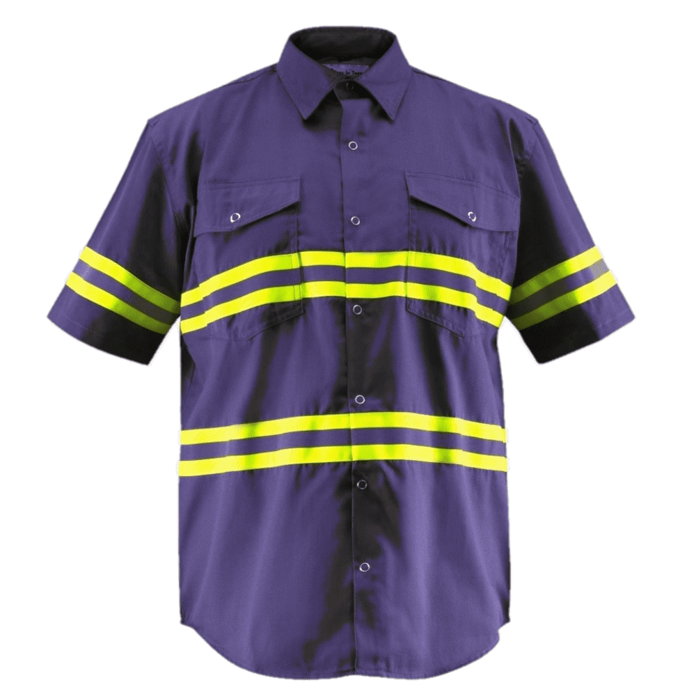 Premium High Visibility Hi Vis Reflective Safety Work Shirts - Half ...