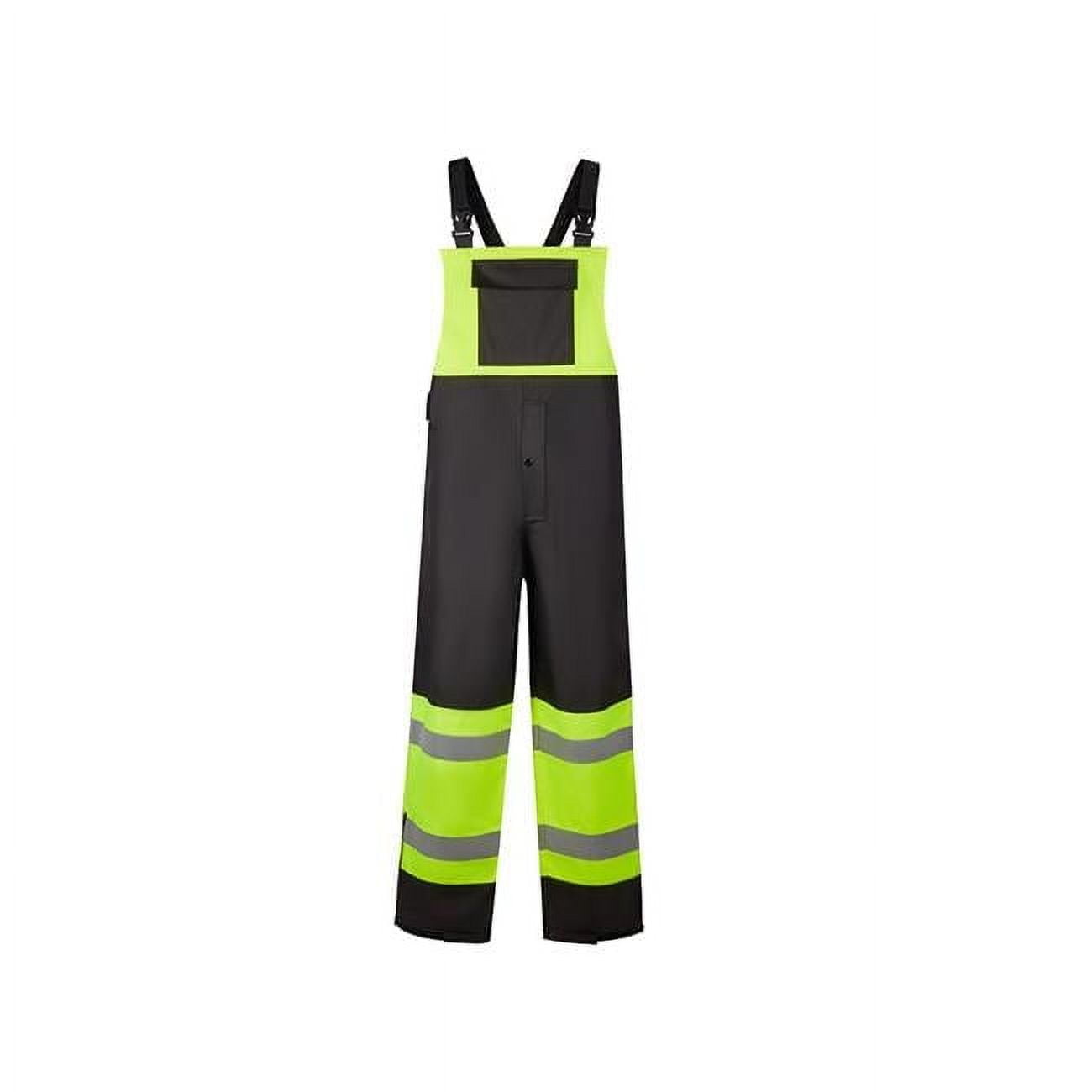 Premium High-Viz Bib Overall, Lime & Black - Extra Large - Walmart.com