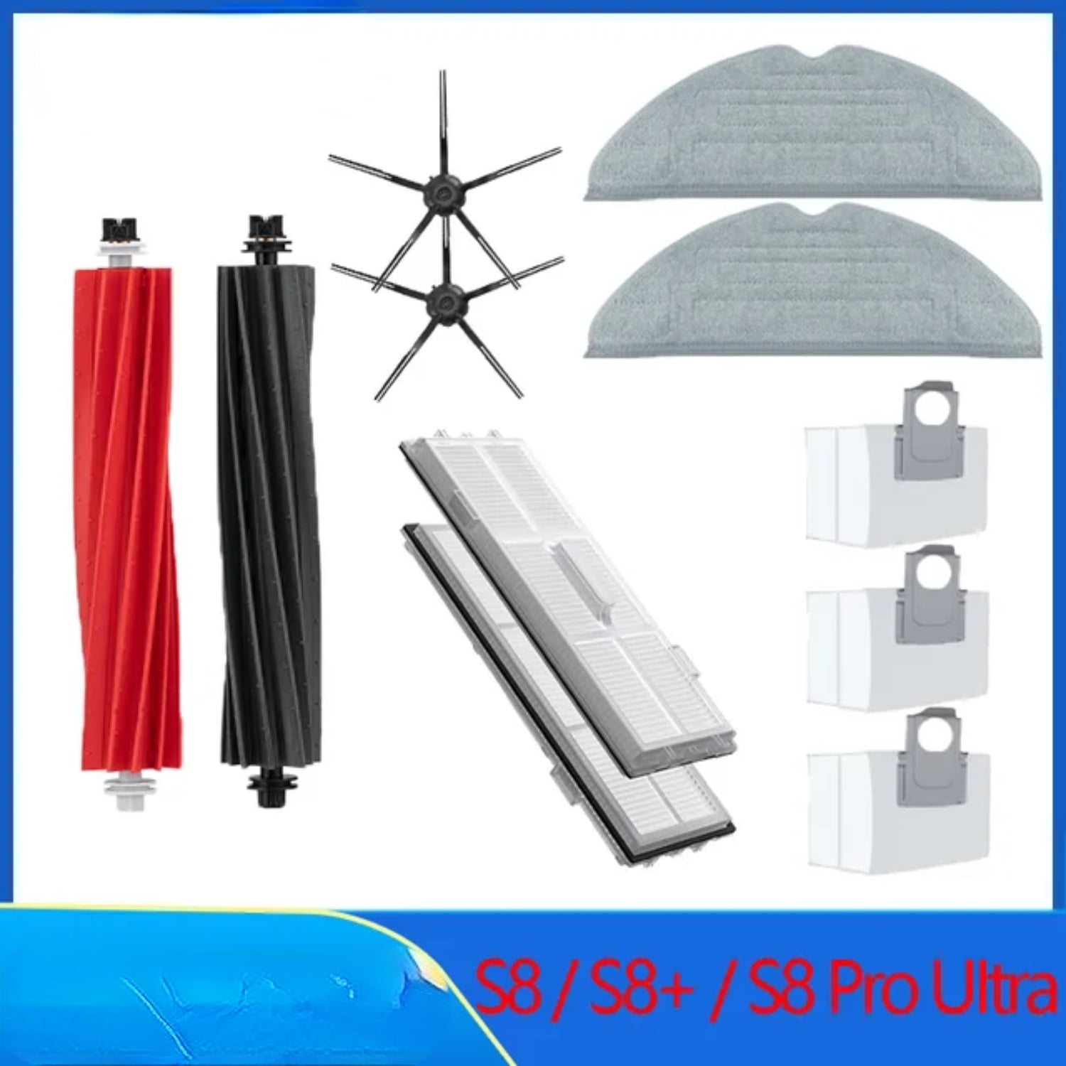 Premium High-quality S8 Pro Ultra Spare Parts with DuoRoller Main Side ...