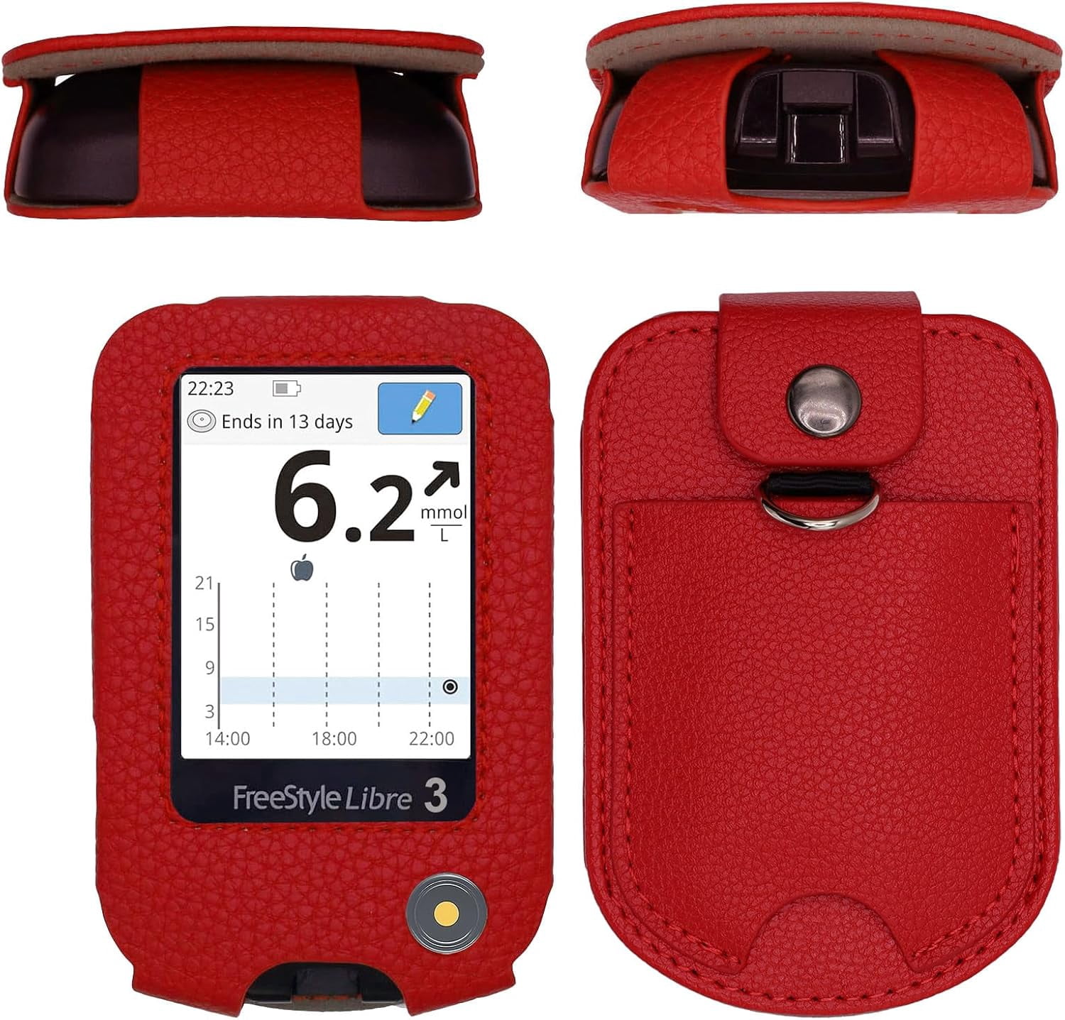 Premium Holster Case with Pocket (Lanyard Included) for Freestyle Libre ...