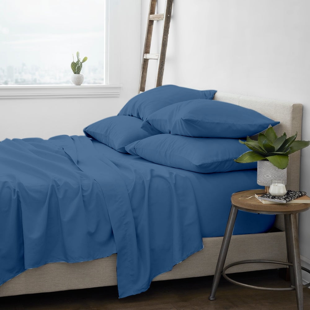 Premium Home Collection Microfiber Soft Cooling Bed Sheet Set - 6 Piece ...