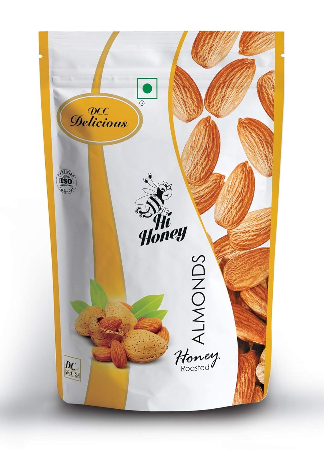 Premium Honey Roasted Almond By DCC Delicious 80gm, | Rich In Protein ...