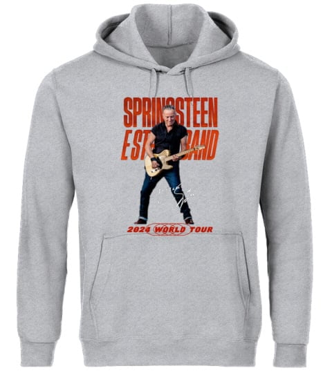 Premium Hoodie Unisex - 2 Side - Bruce Springsteen BK ES World Tour ...