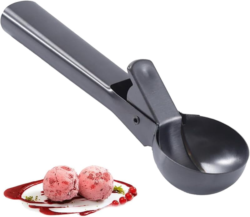 Premium Ice Cream Scoop,Portable Stainless Steel Ice Cream Scoop with ...