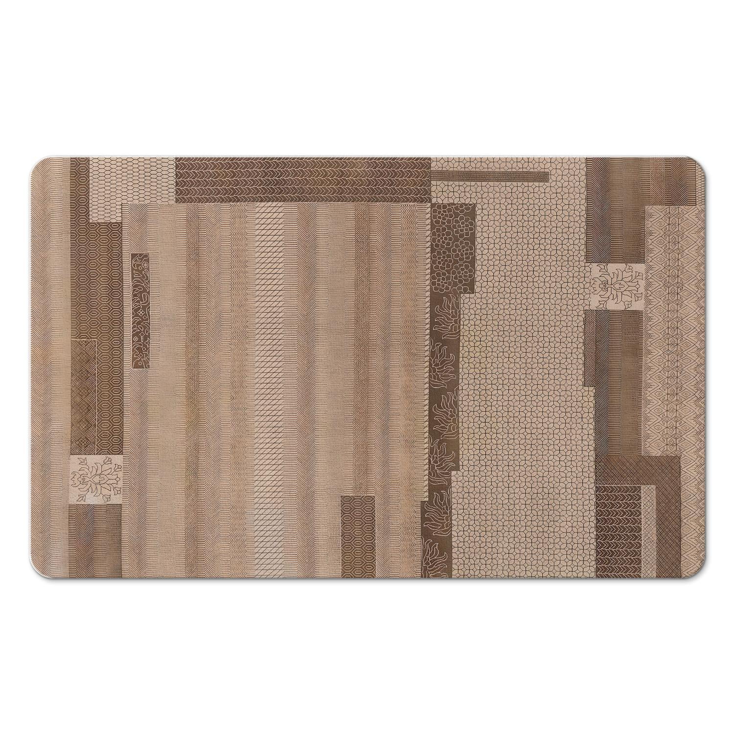 Premium Indoor Area Rug, 20x32 inch, Slate Colored, Modern Geometric ...