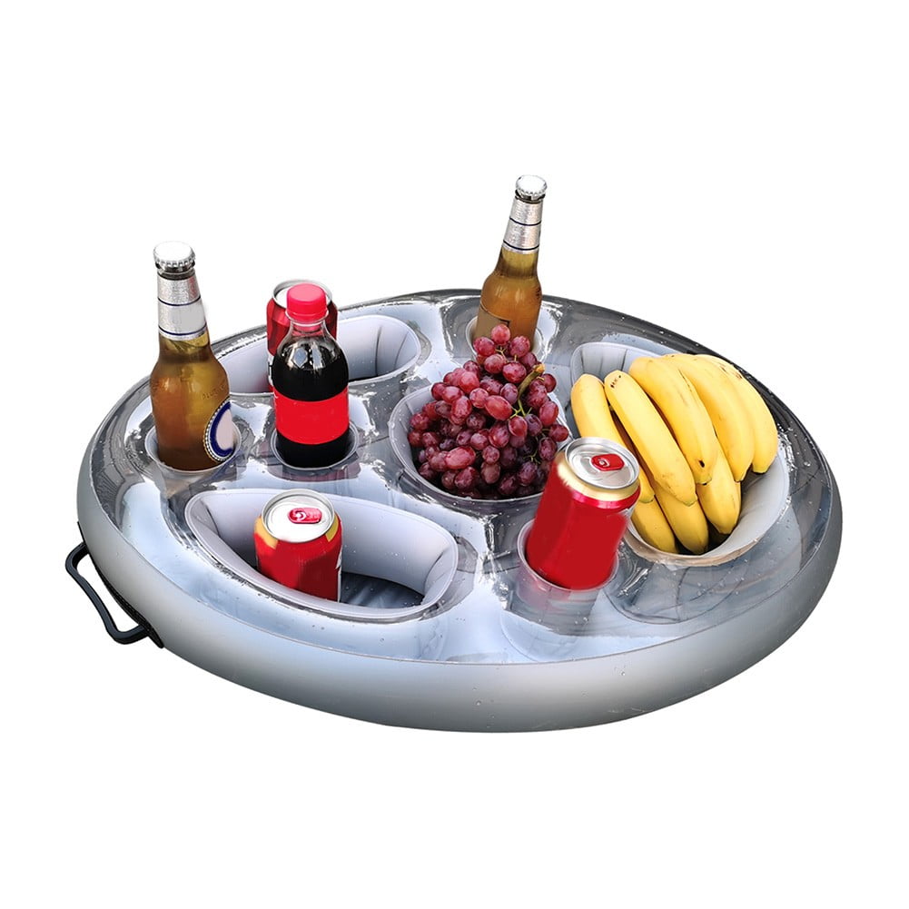 Premium Inflatable Pool Drink Holder, Floating Drink Holder for Maximum ...