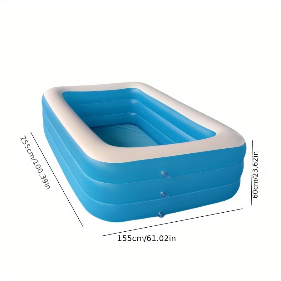 Premium Inflatable Swimming Pool - Durable Pvc, Leak-Proof Design With ...